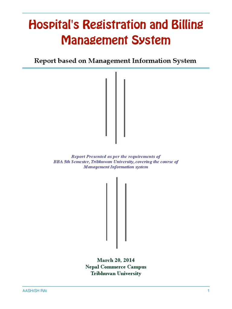 Hospitals Registration and Billing Manag | PDF | Patient | Pharmacy