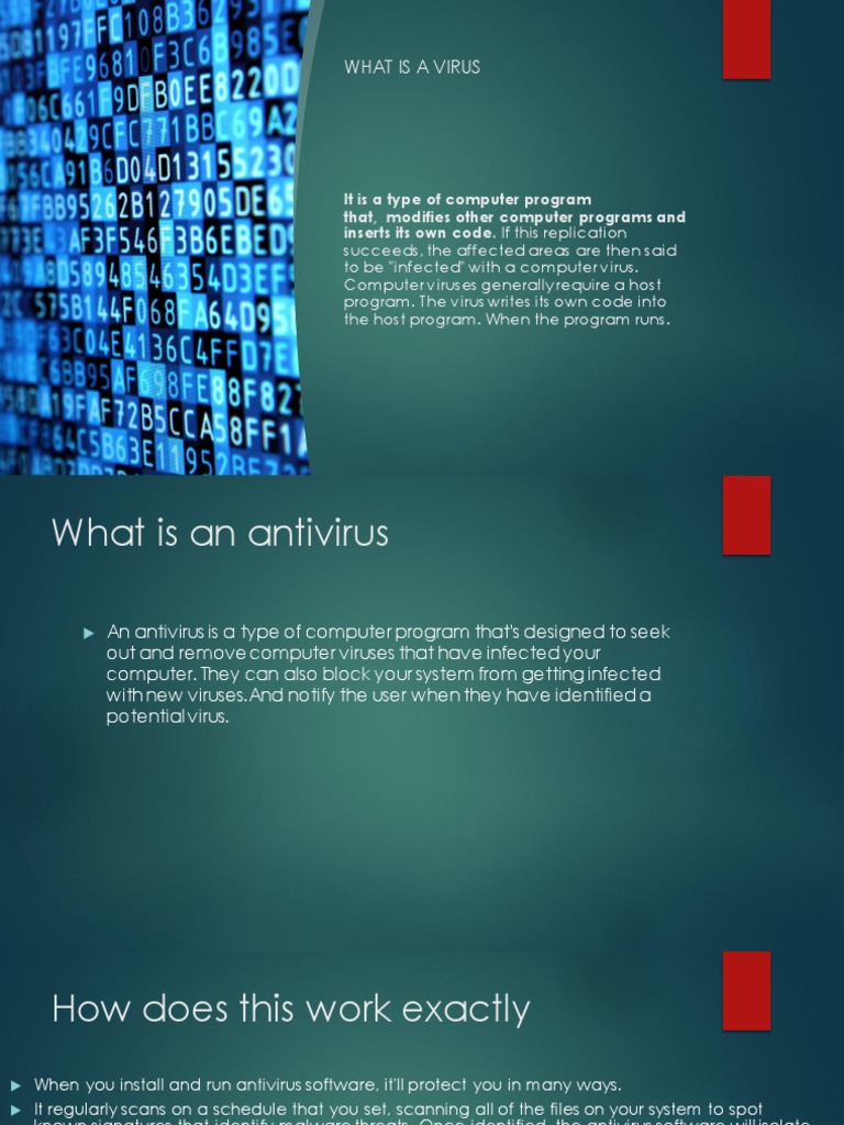 What Is A Virus | PDF | Computer Virus | Antivirus Software