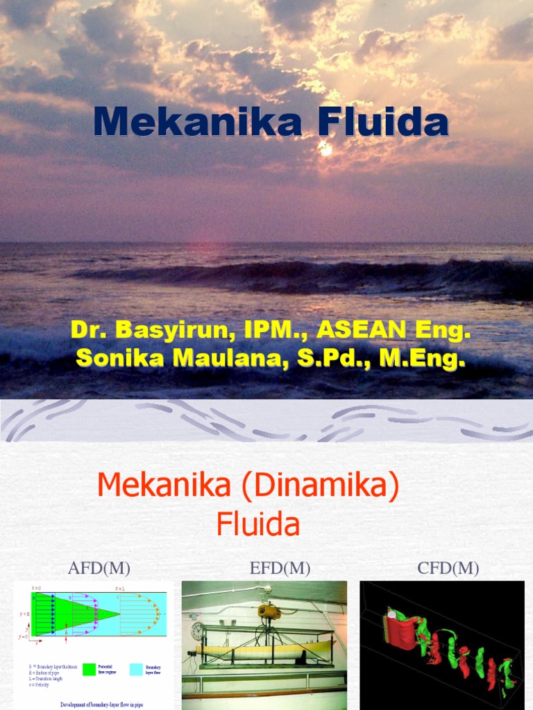 1 - Pendahuluan Dan Dasar-Dasar Mekanika Fluida | PDF