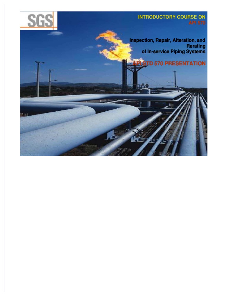 API 570 Piping Inspection Guide | PDF | Corrosion | Pipe (Fluid Conveyance)