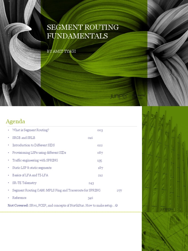 Segment Routing Fundamentals26 | PDF | Networking | Multiprotocol Label Switching