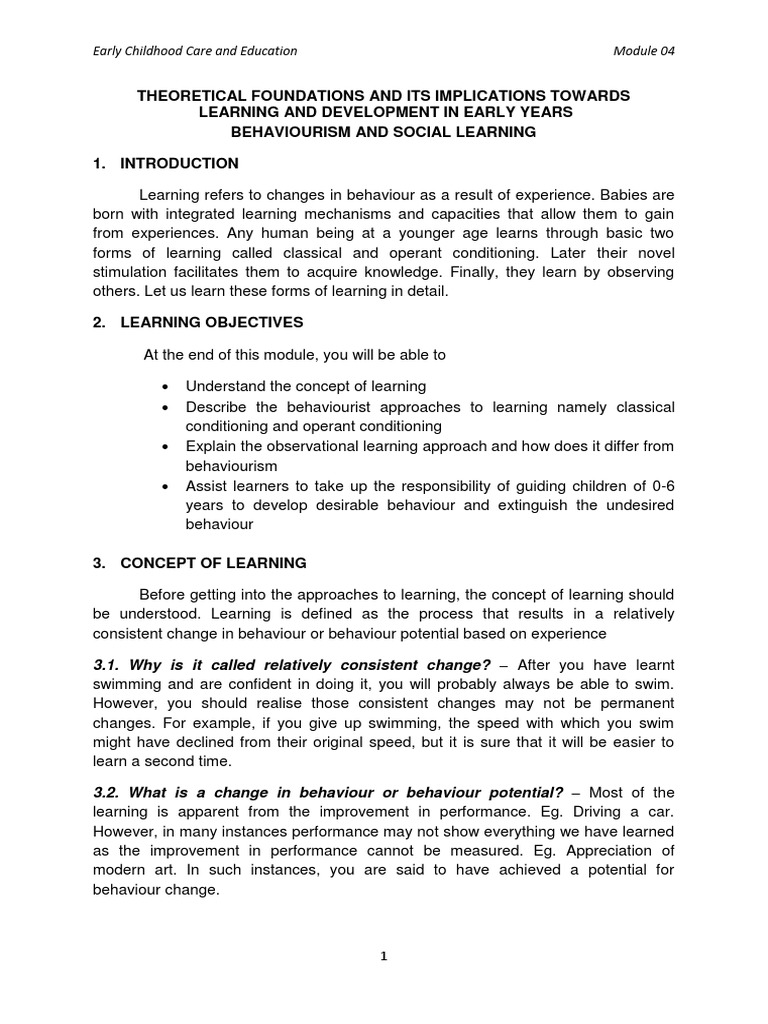 Learning Theory | PDF | Classical Conditioning | Learning