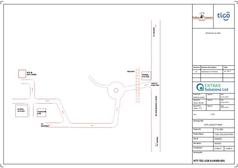HTT-TSS or ASB-SITEID-001 - Site Locality Map | PDF
