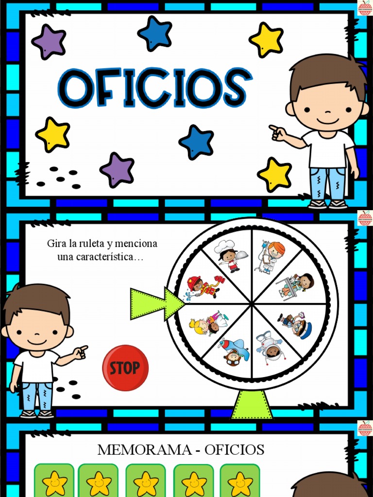 Juego Interactivo de Las Profesiones Oficios | PDF