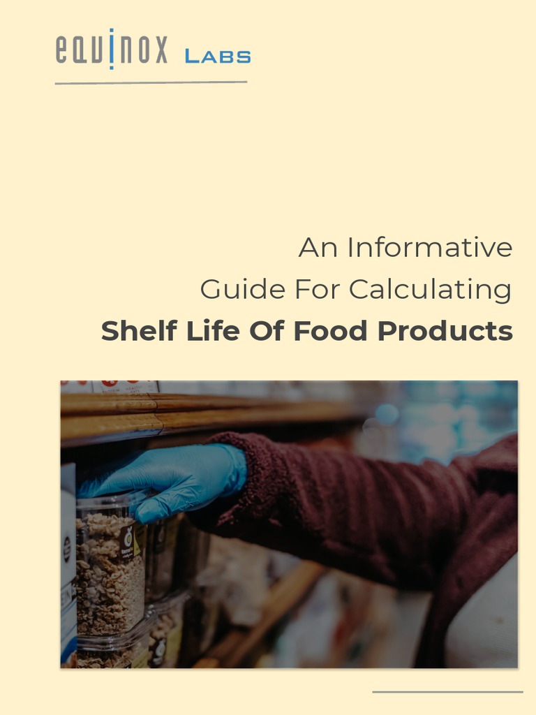 Food Shelf Life Calculation Guide | PDF | Shelf Life | Foods