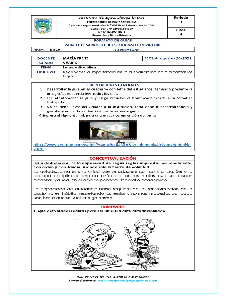 Grado 4 Guía 4 ética Pdf