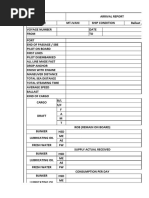 Departure Report | PDF