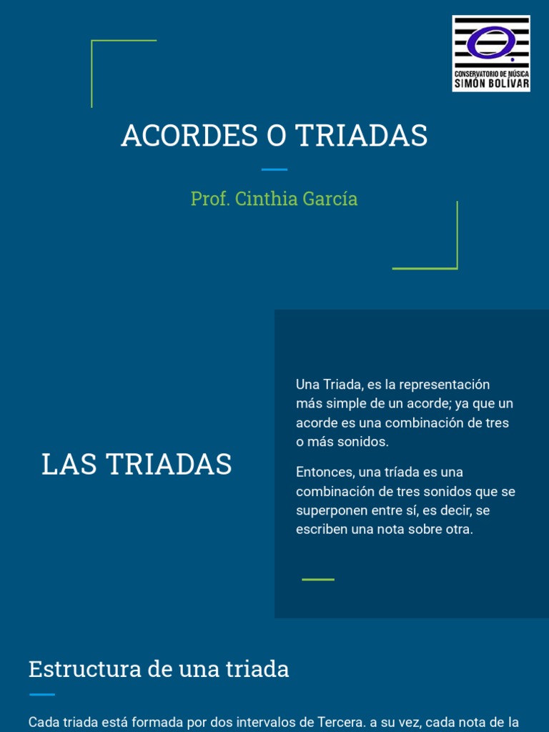Triadas Musicales | PDF | Acorde (Música) | Escala (música)