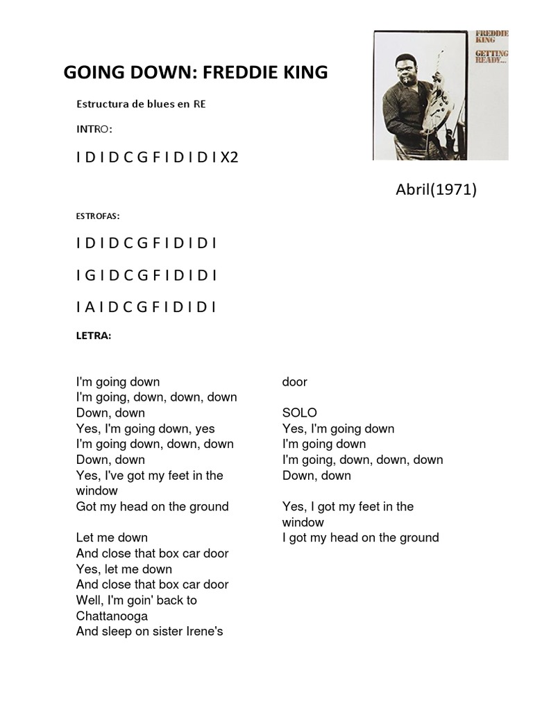 Going Down: Freddie King: Ididcgfididix2 Abril (1971) | PDF