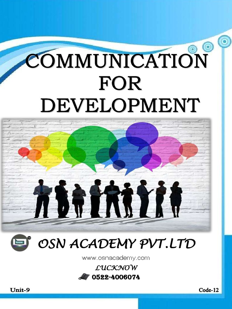 341566643142unit-9 - Communication For Development | PDF ...
