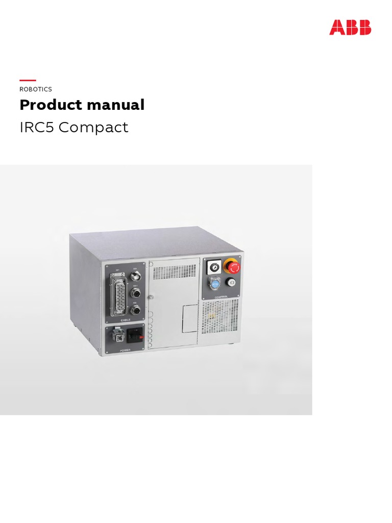 Product Manual: IRC5 Compact | PDF | Computer Network | Safety