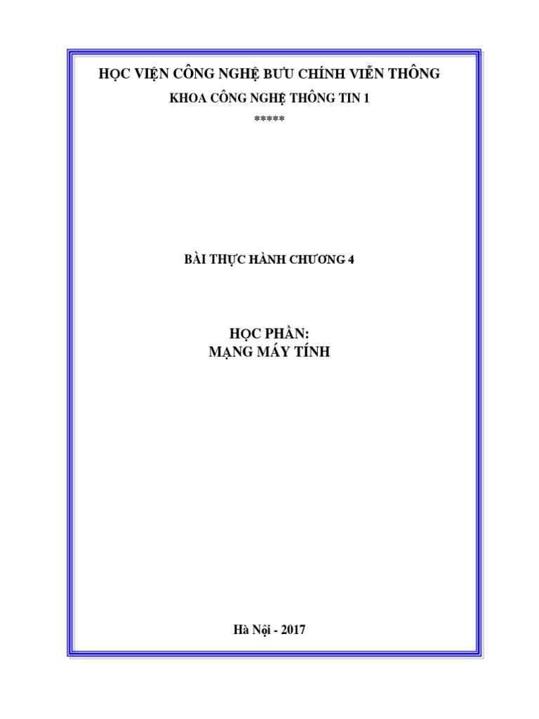 Bai Thuc Hanh MMT 4 | PDF