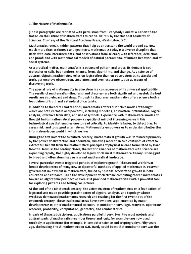 Mathematics in The Modern World | PDF | Mathematics | Compound Interest