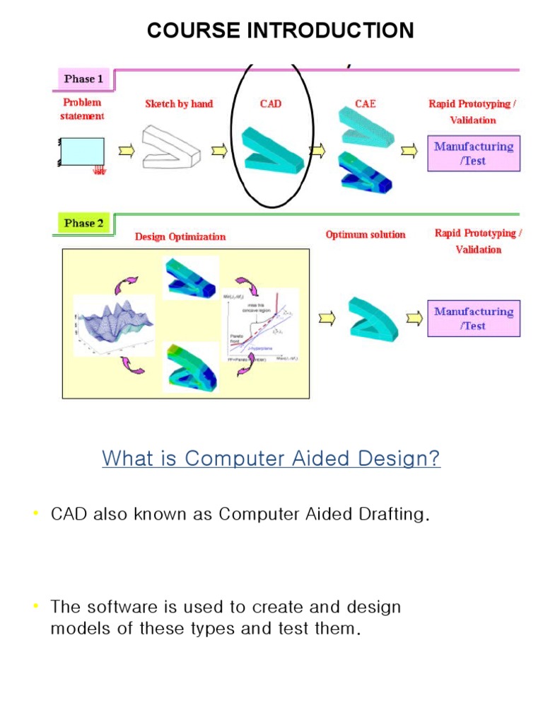 CAD ME 111 - Lecture 1-3 - Introduction | PDF | Computer Aided Design ...