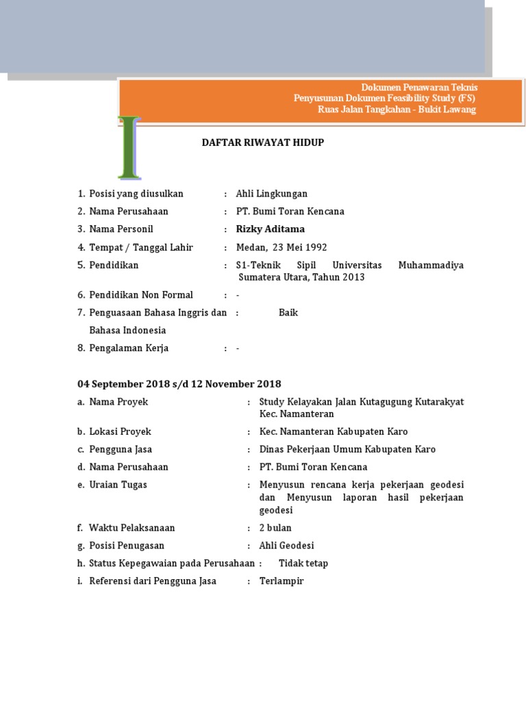 Cv. Rizki Aditama | PDF