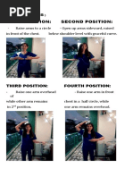 Five Fundamental Positions of The Arms and Feet | PDF