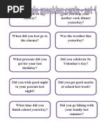 Mixed Tense Conversation Questions | PDF