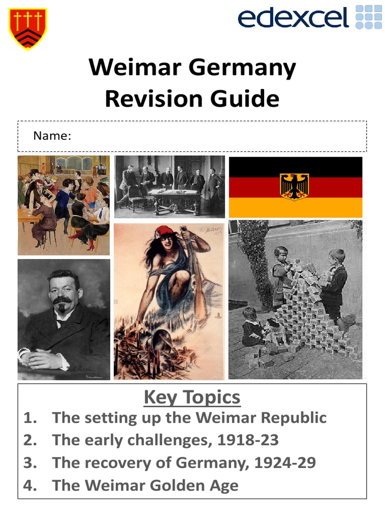 Weimar Germany Revision Guide | Download Free PDF | Weimar Republic ...