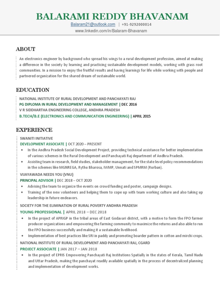 Balarami Reddy Bhavanam: About | PDF