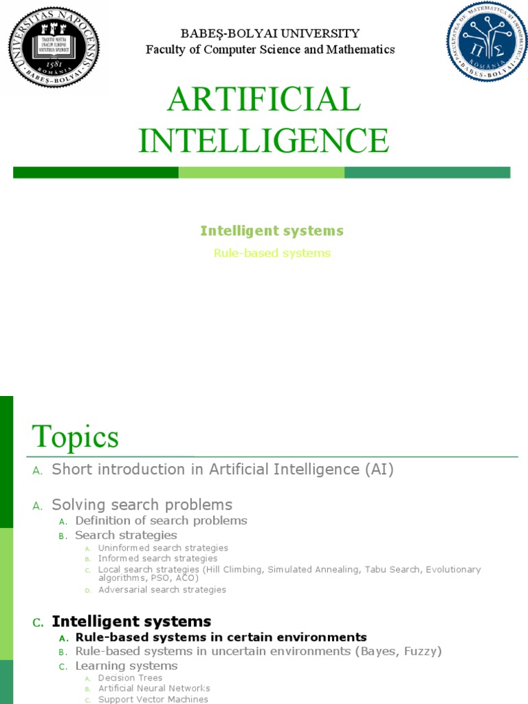 KBS-Rule Based System | Download Free PDF | First Order Logic ...