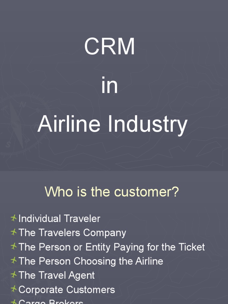 CRM Strategies in Airline Industry | PDF | Customer Relationship ...
