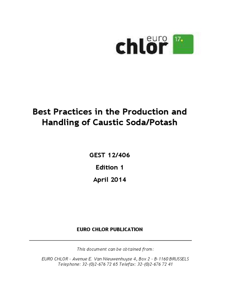 Best Practices for Caustic Soda Handling | PDF | Sodium Hydroxide ...