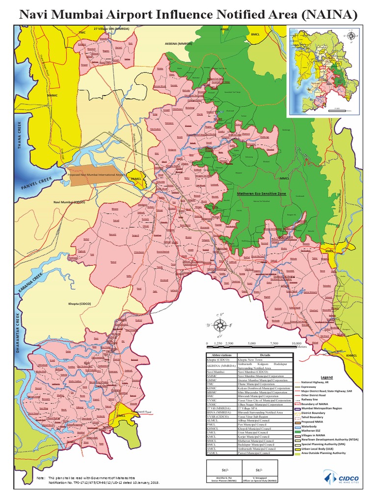 NAINA Declaration Notification Drawing | PDF