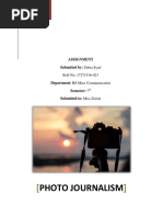 Photojournalism: Captions and Cutlines | PDF | News | Verb