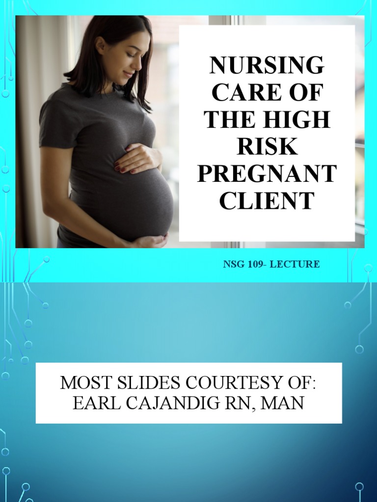 1 Maternal High Risk Intro Pregestational Conditions | PDF | Hiv/Aids ...