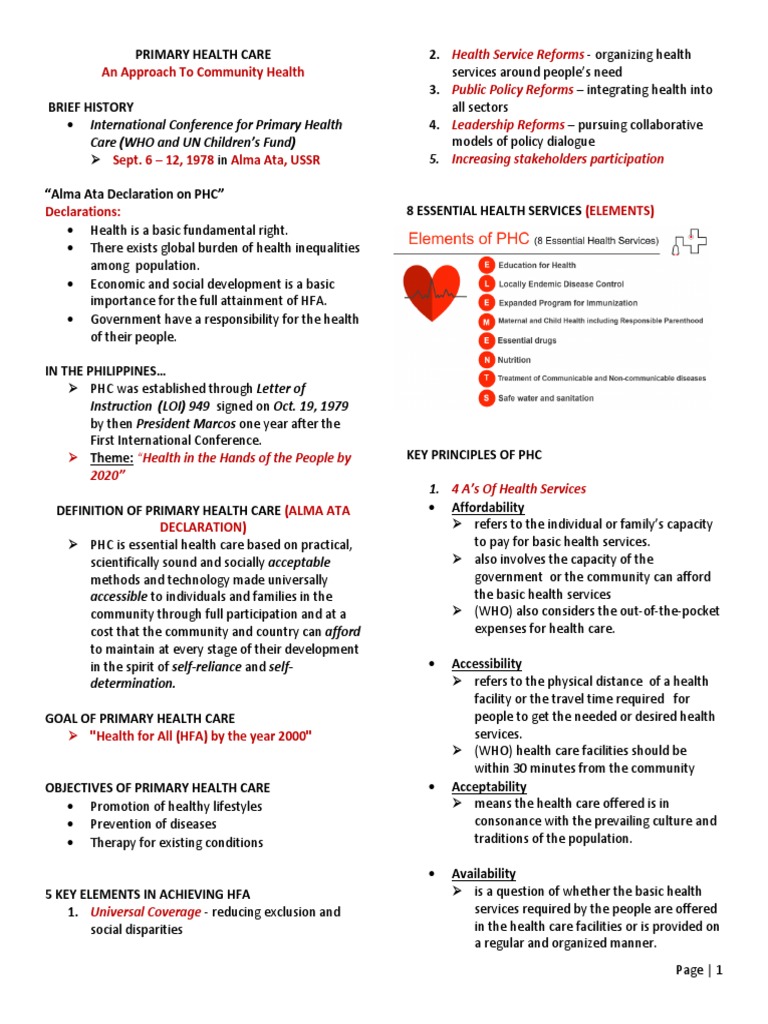 Primary Health Care | PDF | Health Sciences | Health Care