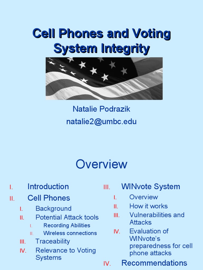 Mobile Voting Cell Phone | PDF | Telephony Equipment | Wi Fi
