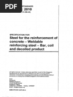 BS 4449 2005 - Steel For The Reinforcement of Concrete | PDF