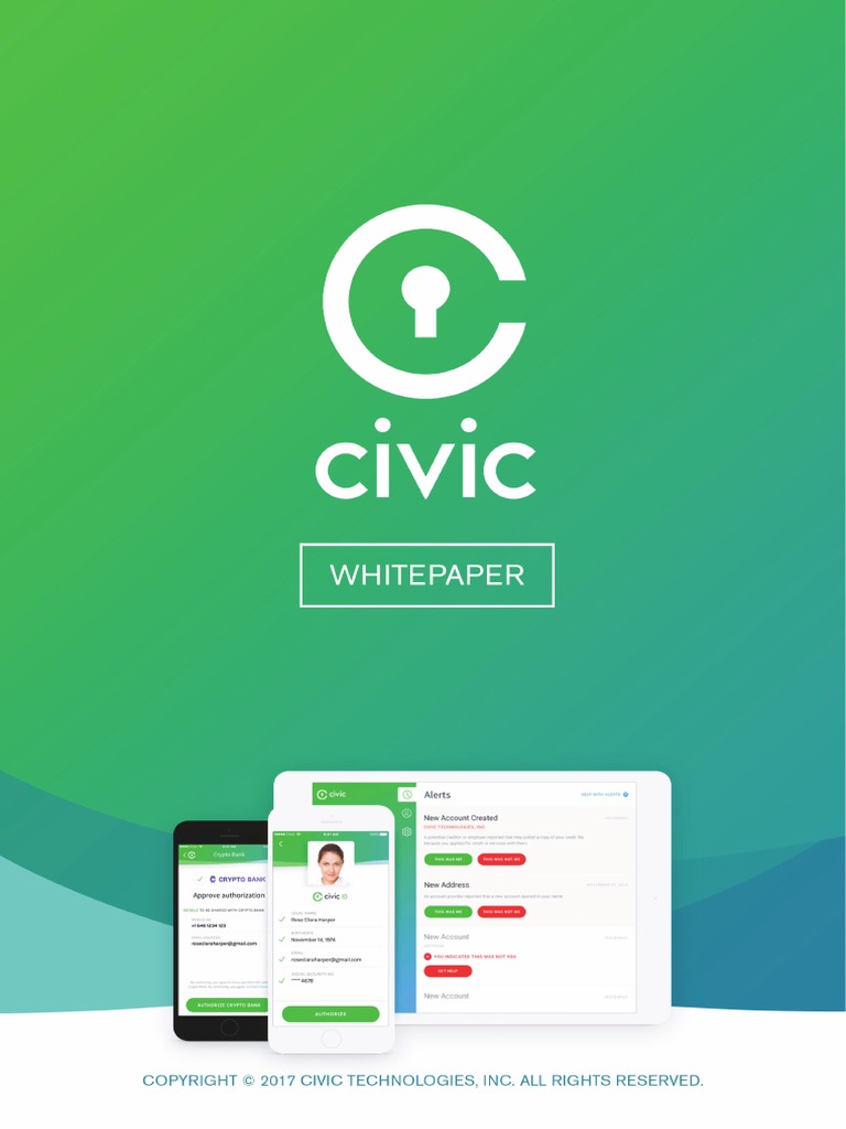 Civic Token Sale White Paper | PDF
