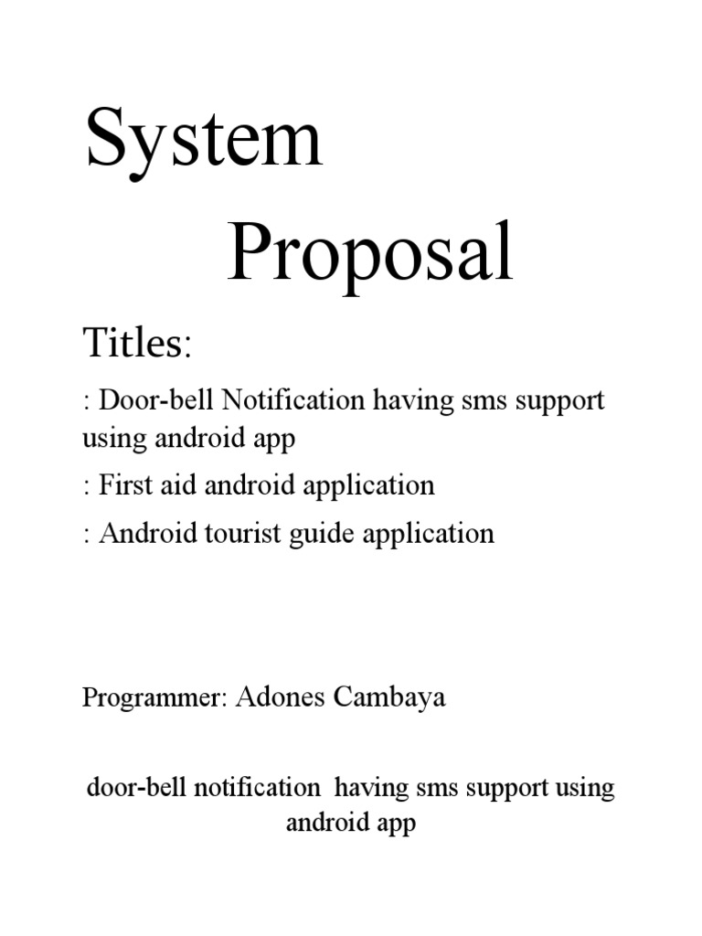2021 Adonis System Proposal | PDF | Health Care | Health Sciences