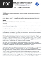 Eight Essential Components of Communication | PDF | Nonverbal ...