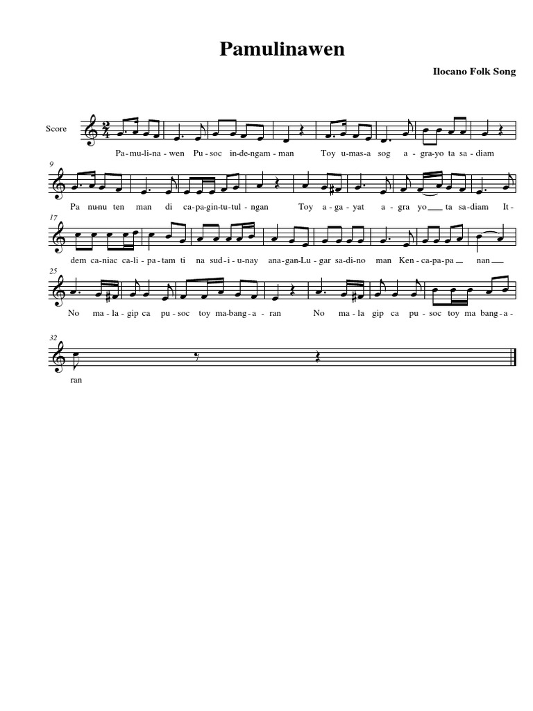 Pamulinawen | PDF