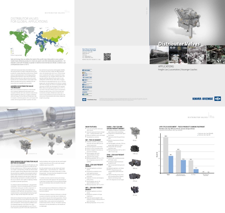 Distributor Valves P-1247 en | PDF | Rail Transport | Train