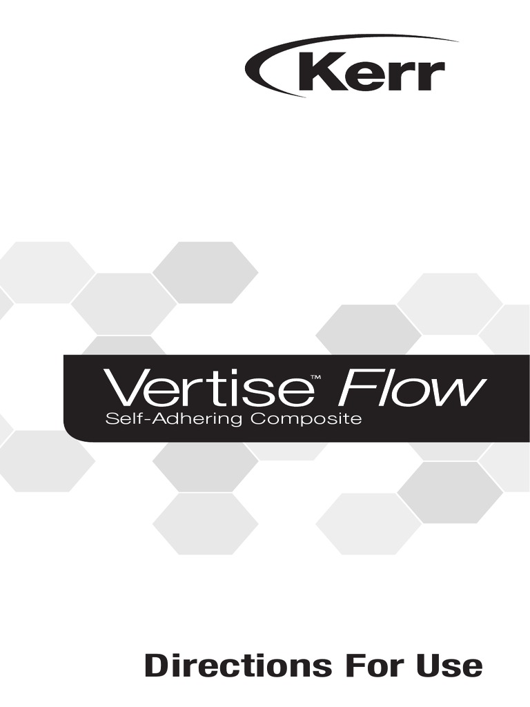 Vertise Flow Composite | PDF | Dental Composite | Dentistry Branches