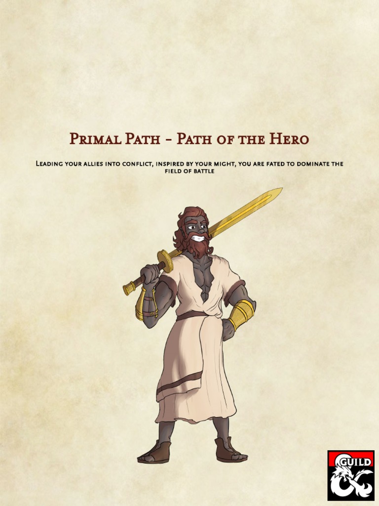 Primal Path - Path of The Hero v2.0 PDF | PDF | Dungeons & Dragons ...