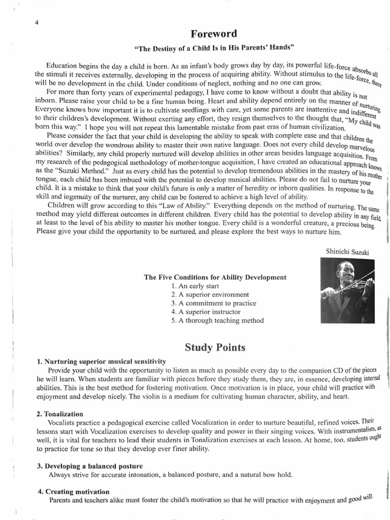 Suzuki Book 1 | PDF