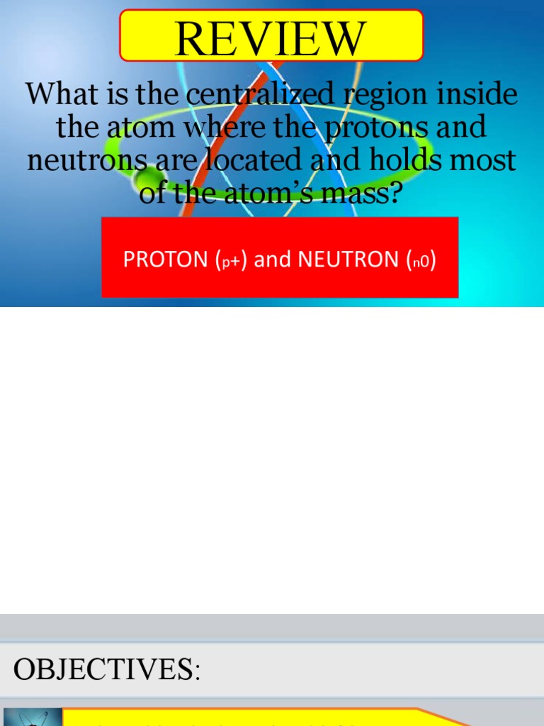 What Is The Centralized Region Inside The Atom Where The Protons and ...