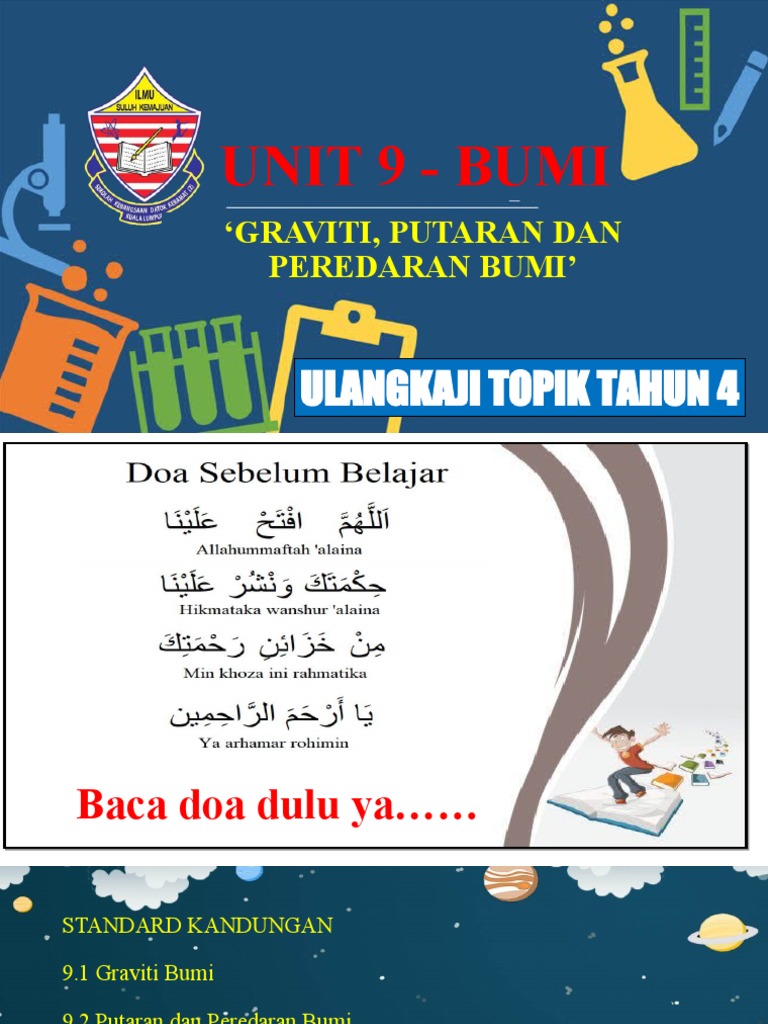 Sains Tahun 4 Unit 9 Bumi | PDF