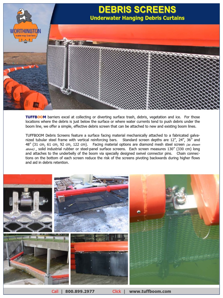 2009 Debris Screen Flyer | PDF | Steel | Welding
