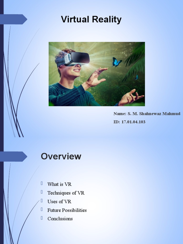 Virtual Reality Presentation | PDF