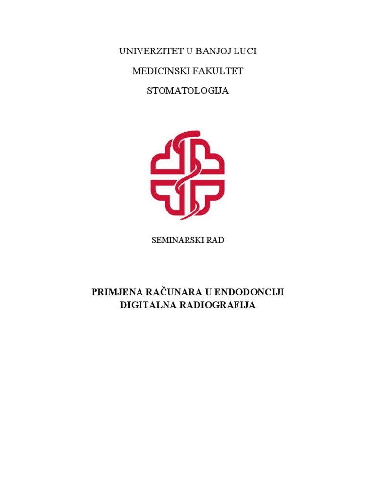 Primjena Racunara U Endodonciji | PDF