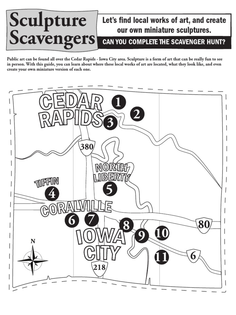 Sculpture Scavenger Printable | PDF