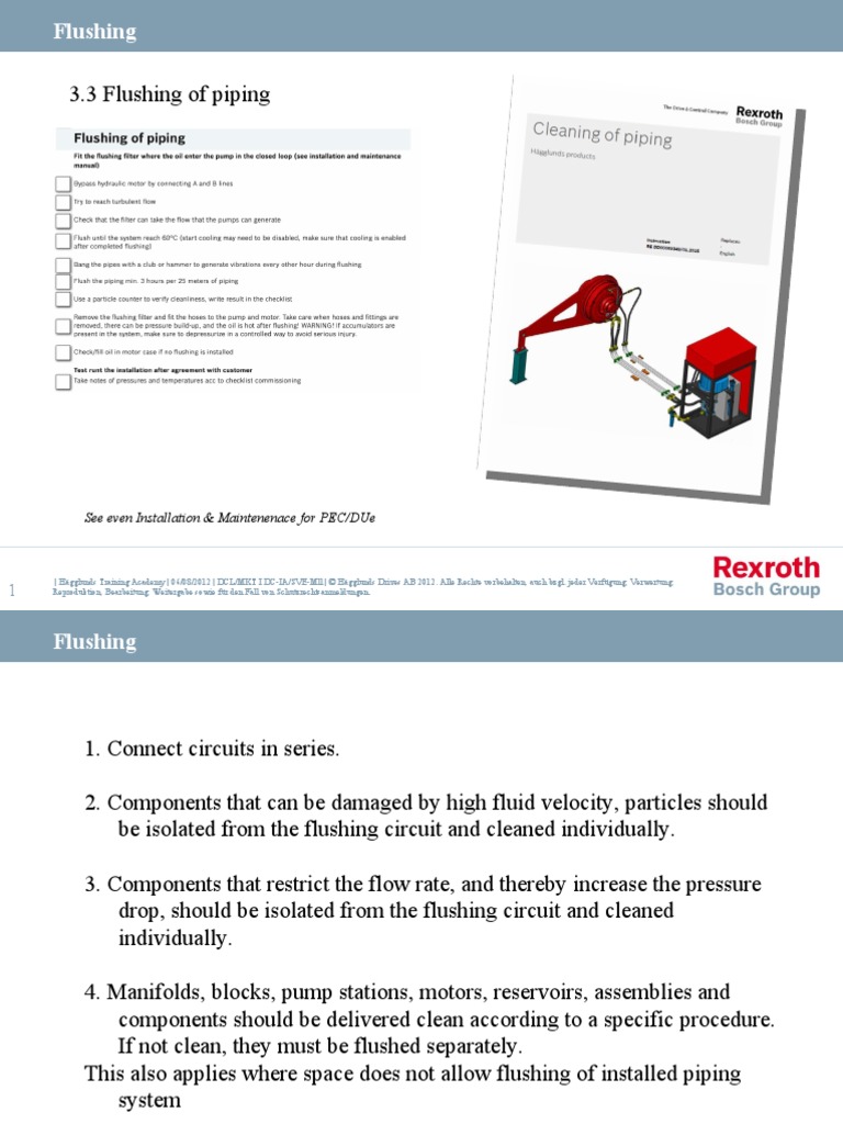 Flushing Procedure | PDF