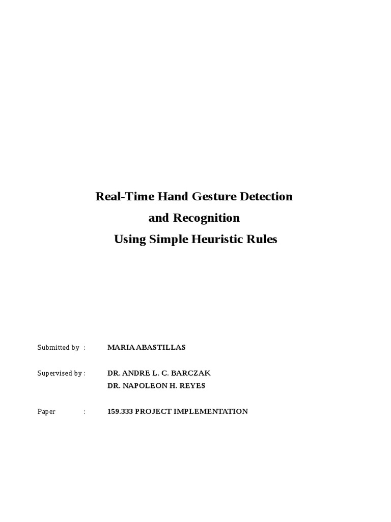 Maria Abastillas Project 2011 | PDF | Computer Vision | Statistical Classification