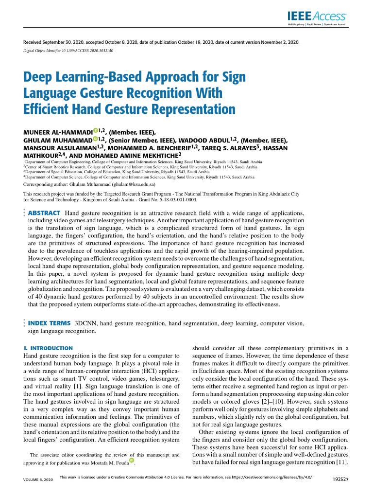 Deep Learning-Based Approach For Sign Language Gesture Recognition With ...