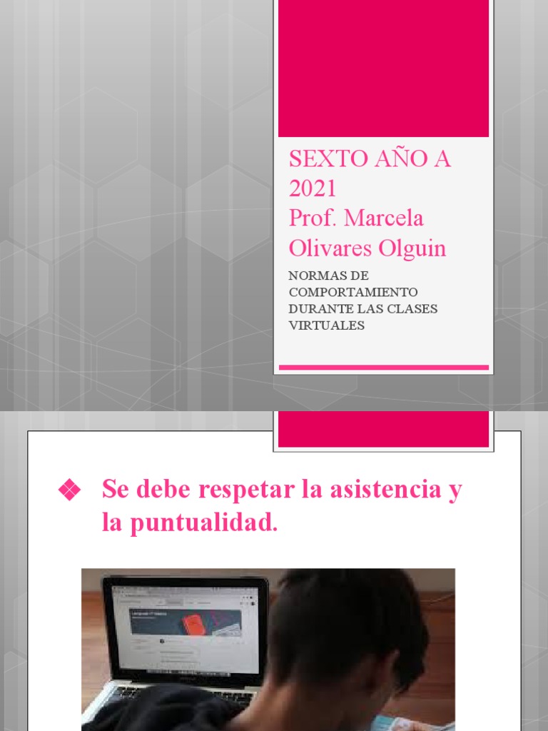 Normas de Comportamiento en Clases Virtuales | PDF